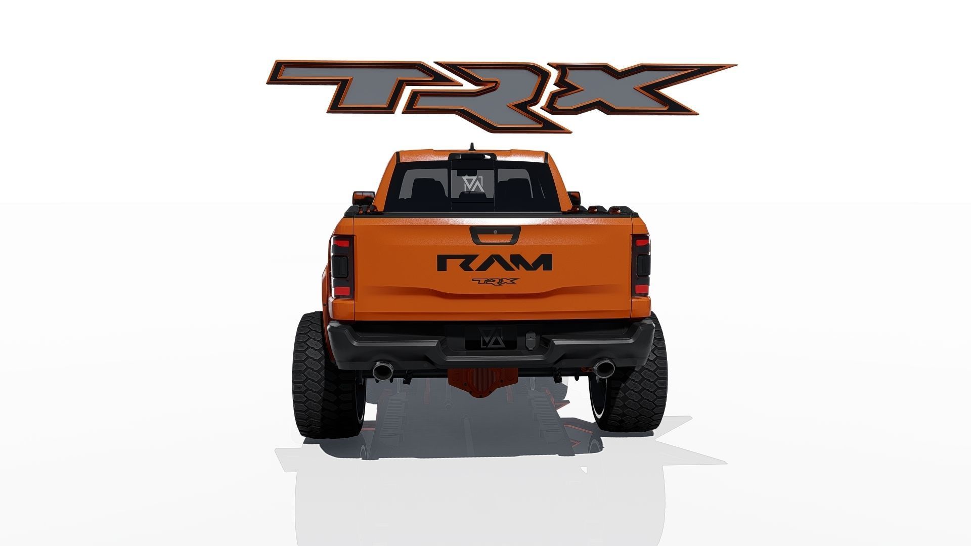 Ram 1500 TRX Extended Wheel Base Lifted 3D model | CGTrader