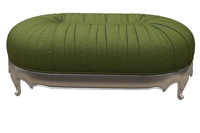 3D model classical Footstool VR / AR / low-poly | CGTrader