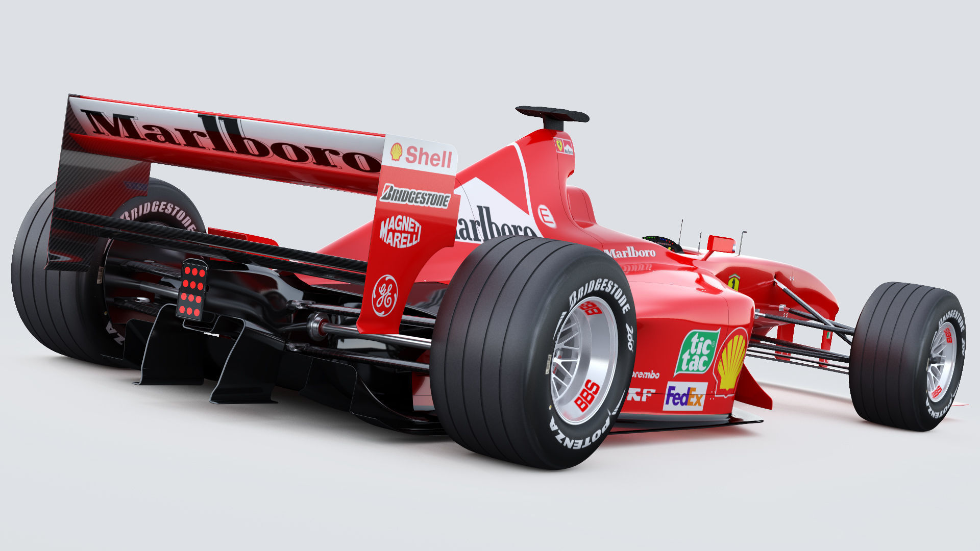F1 Ferrari F2000 3D model | CGTrader