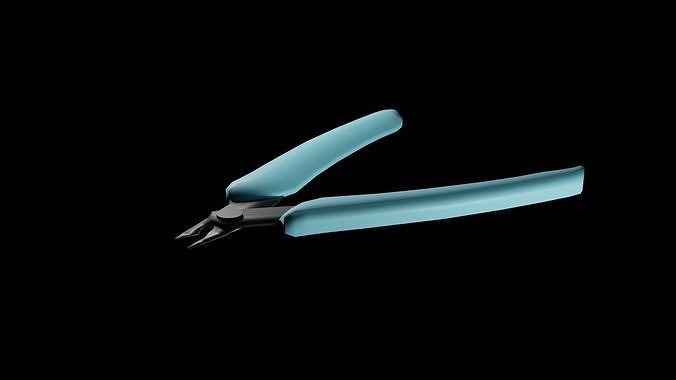 Low Poly Wire Cutters 3D model | CGTrader