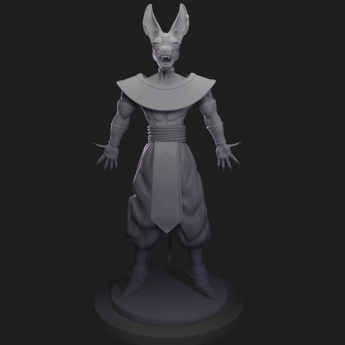 Lord Beerus - God of Destruction 3D model rigged | CGTrader