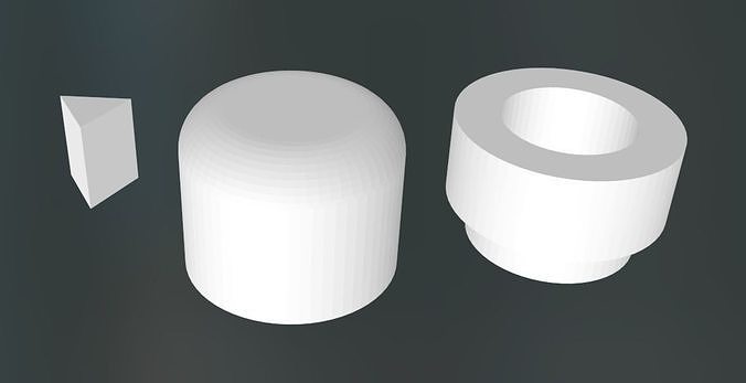 BEACON two cylinders and arrow 3D model 3D printable | CGTrader