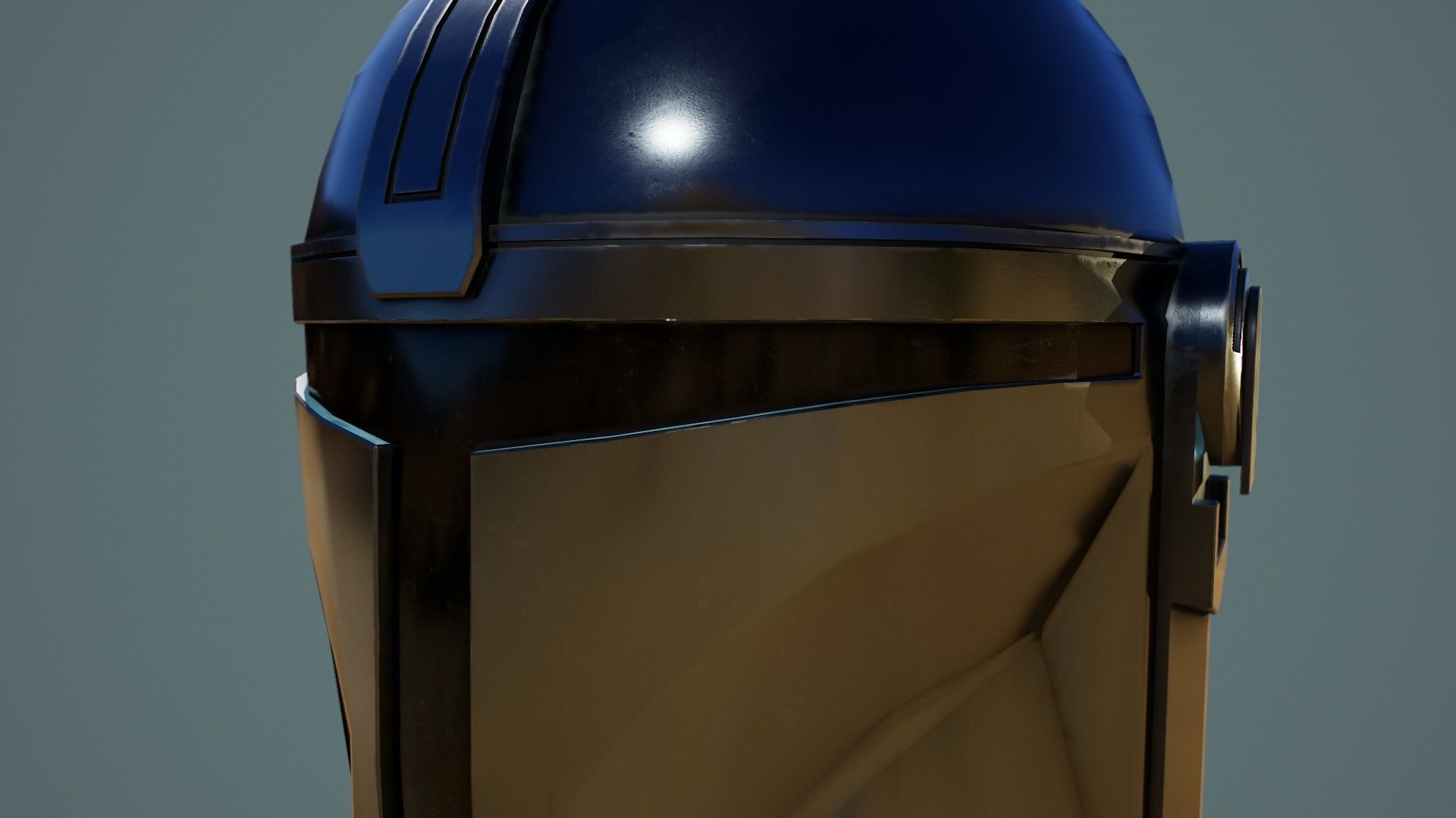 3D model Mandalorian Helmet VR / AR / low-poly | CGTrader