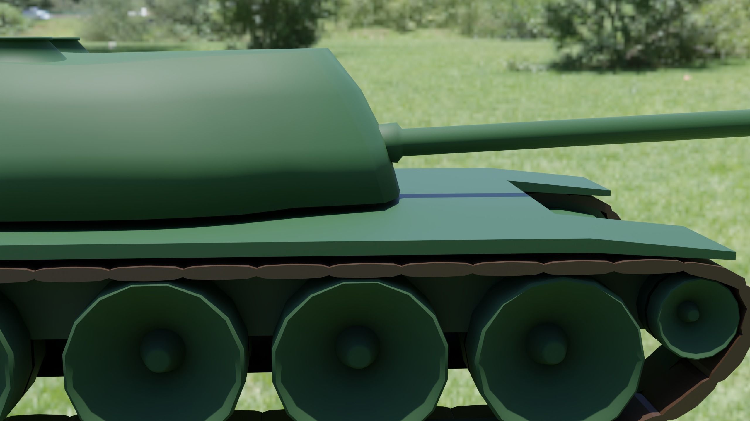 Simple tank 3D model | CGTrader