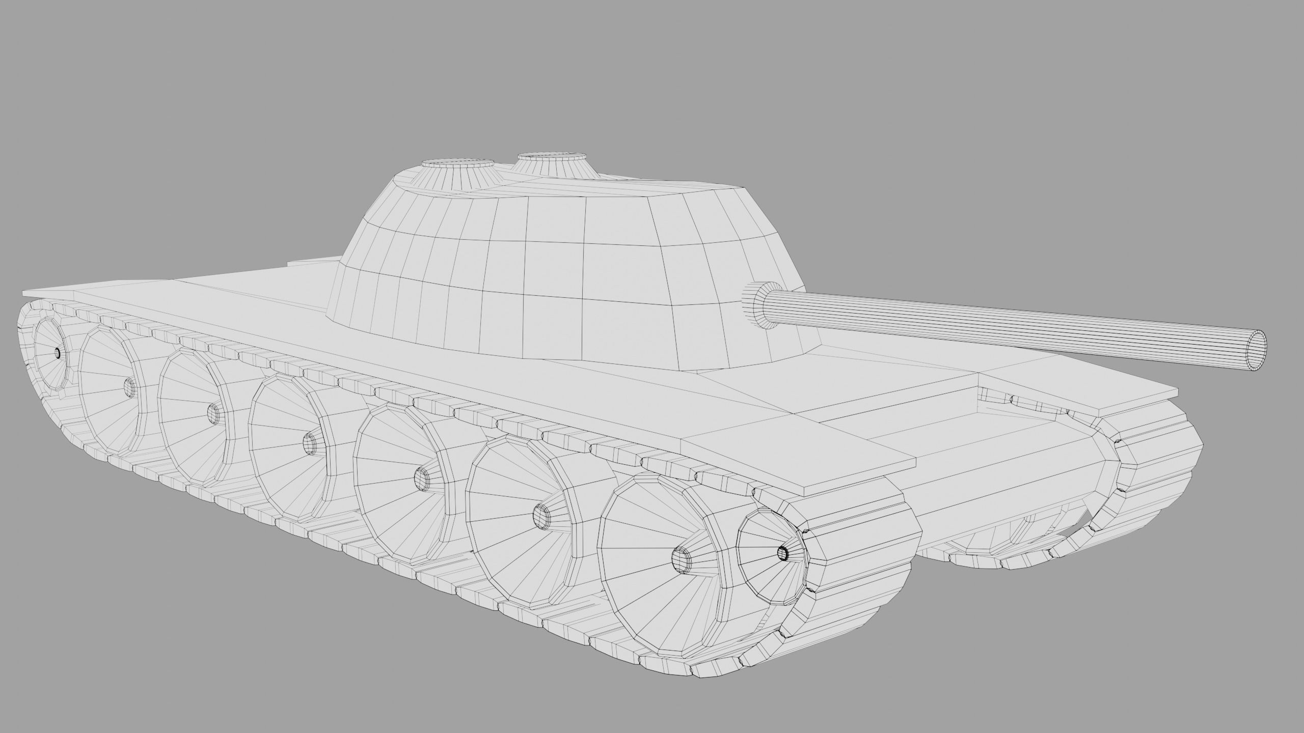 Simple tank 3D model | CGTrader