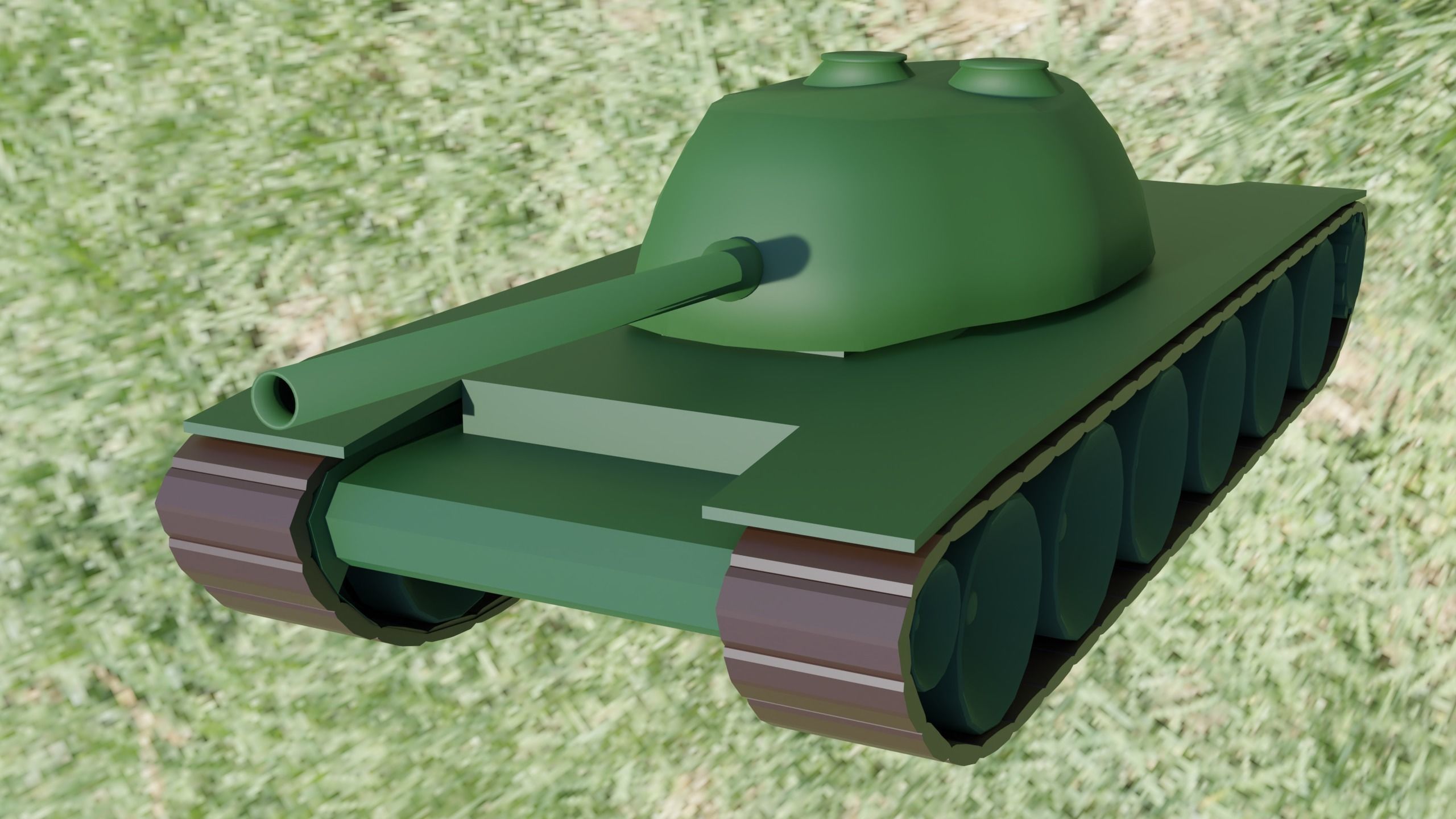 Simple tank 3D model | CGTrader
