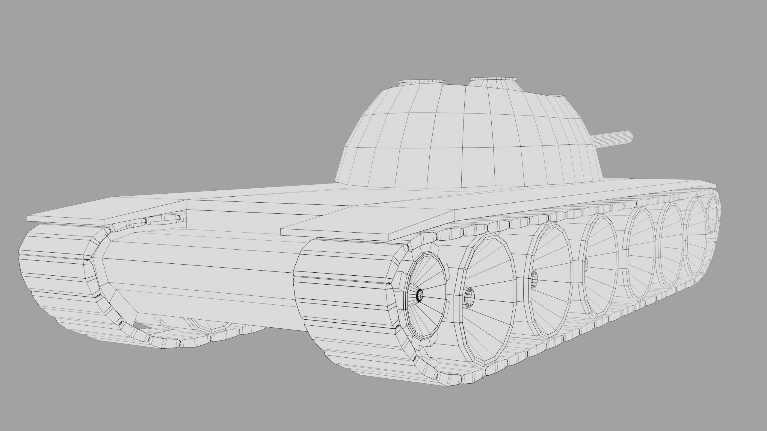 Simple tank 3D model | CGTrader