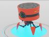 spy robot rigged - animated 3D model rigged | CGTrader