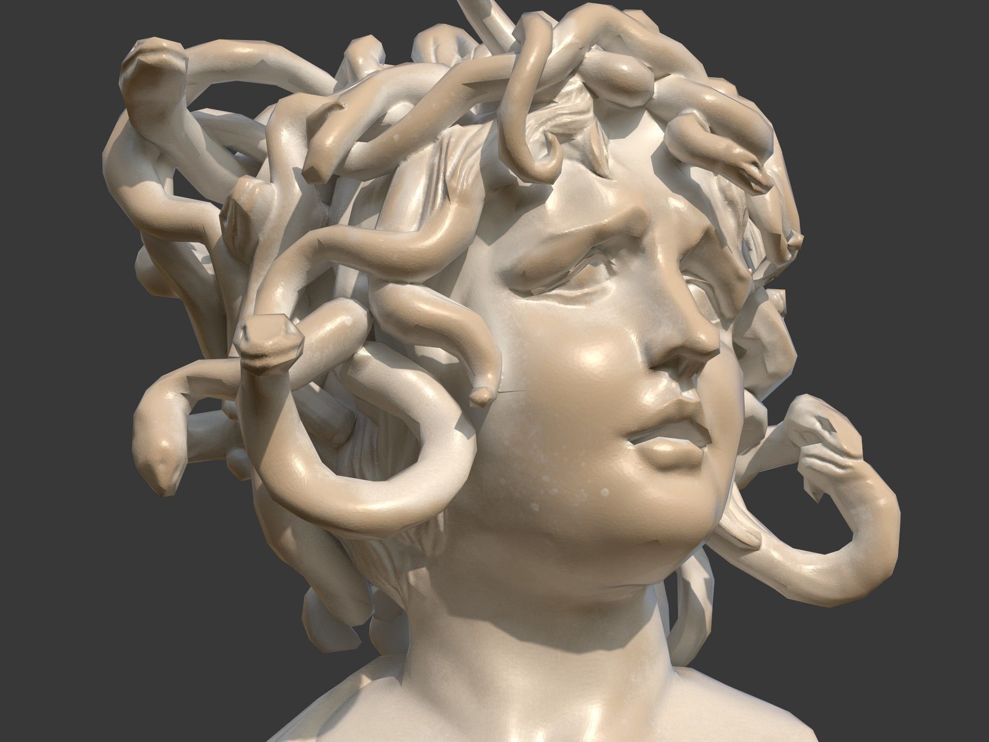 3D model Medusa by Bernini VR / AR / low-poly | CGTrader