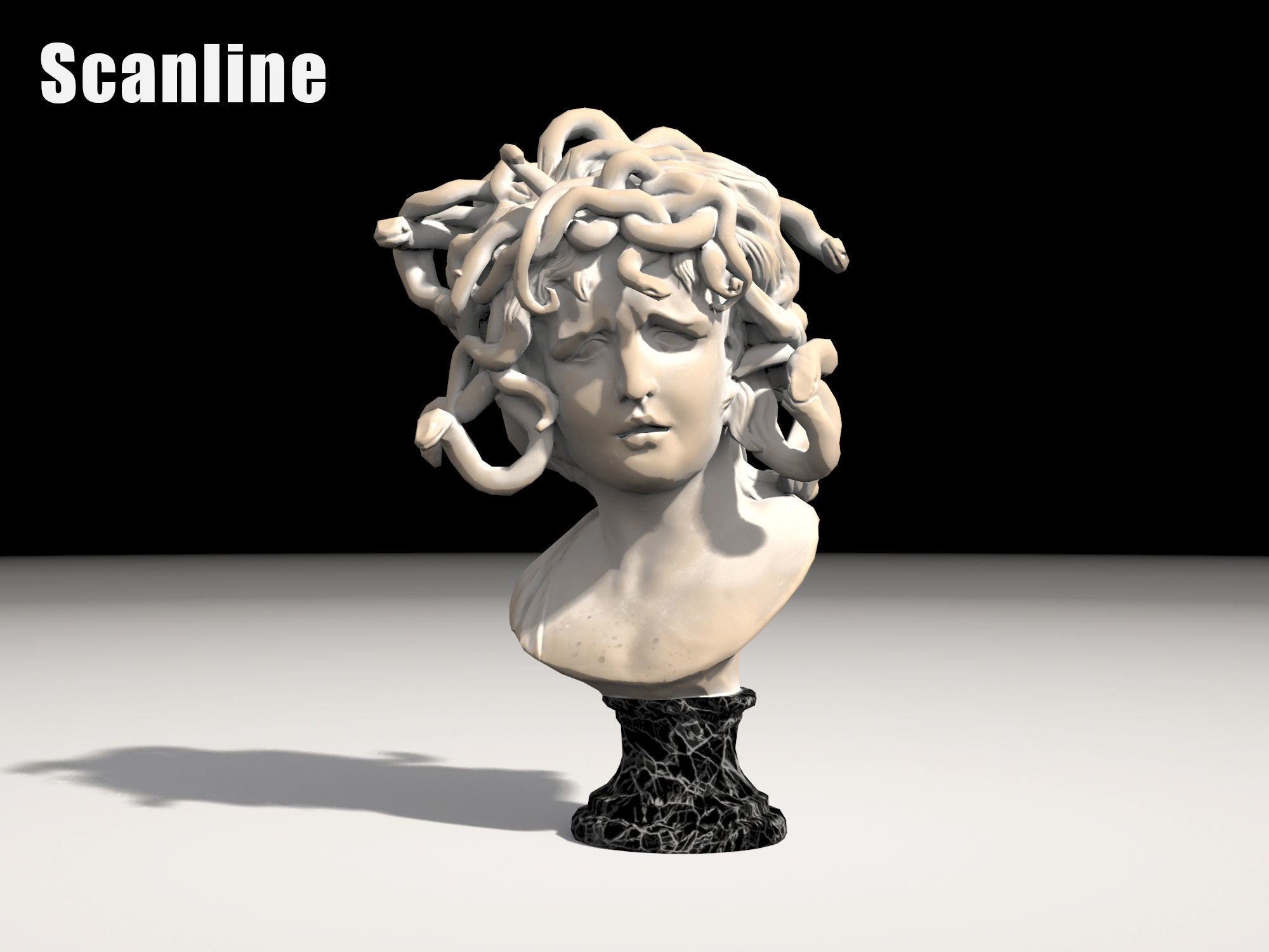 3D model Medusa by Bernini VR / AR / low-poly | CGTrader