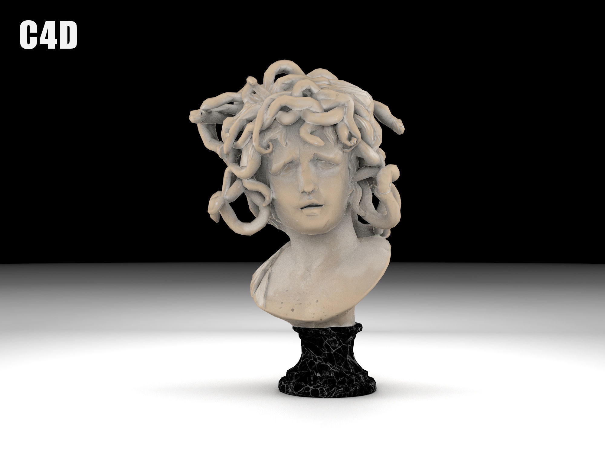 3D model Medusa by Bernini VR / AR / low-poly | CGTrader