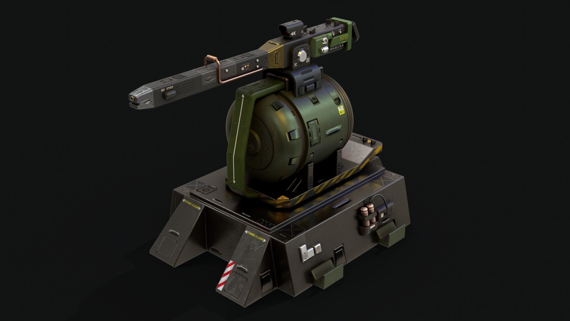 Sentry Turret 3D model | CGTrader
