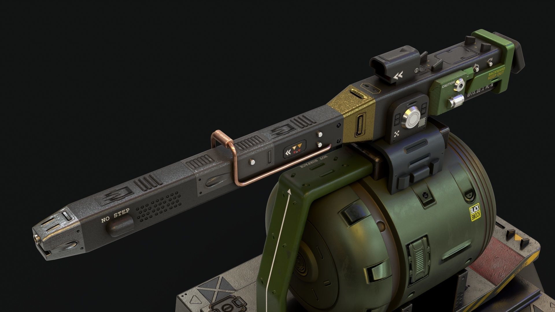 Sentry Turret 3D model | CGTrader