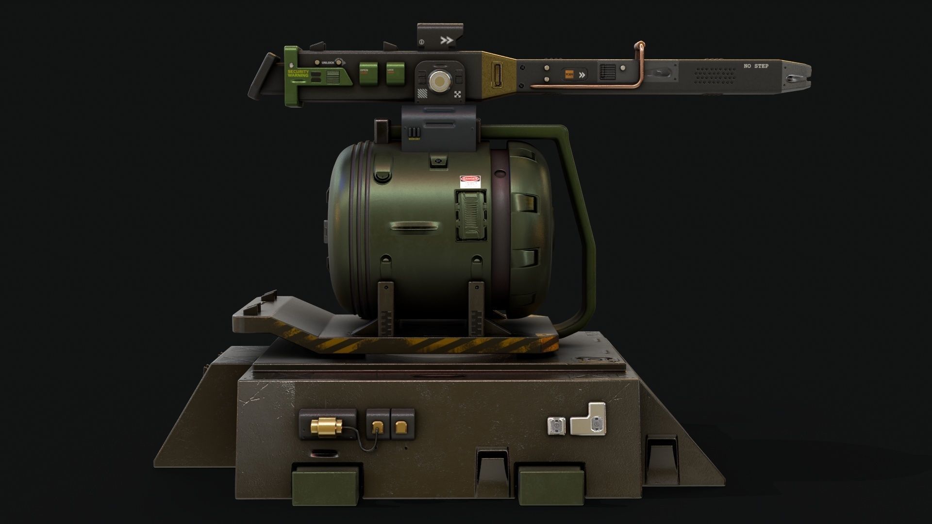 Sentry Turret 3D model | CGTrader