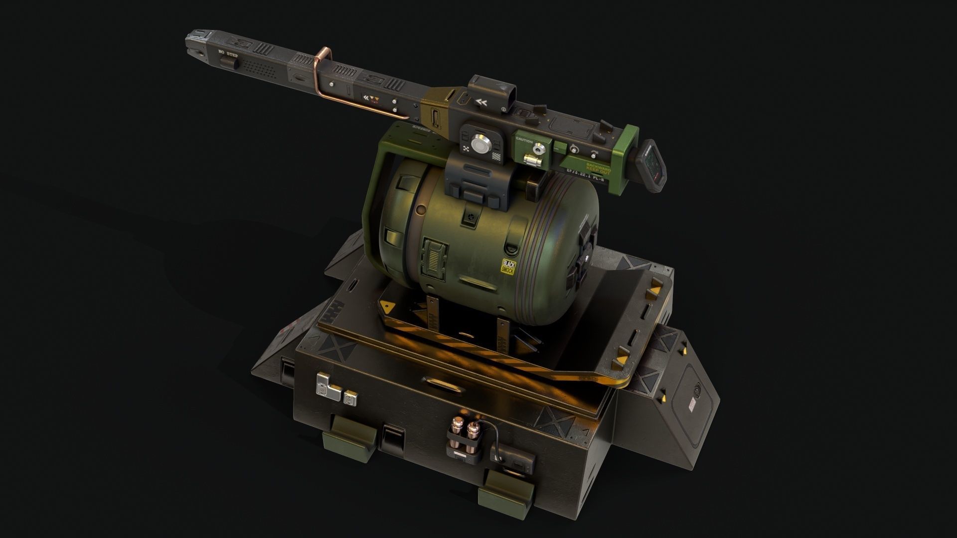 Sentry Turret 3D model | CGTrader