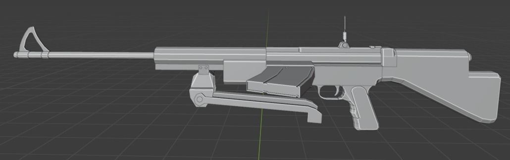 3D model Johnson M1941 Light Machine Gun VR / AR / low-poly | CGTrader