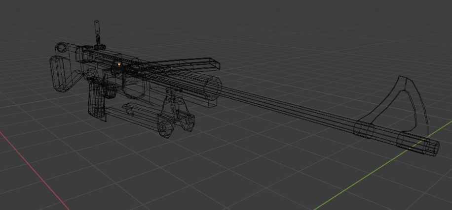3D model Johnson M1941 Light Machine Gun VR / AR / low-poly | CGTrader