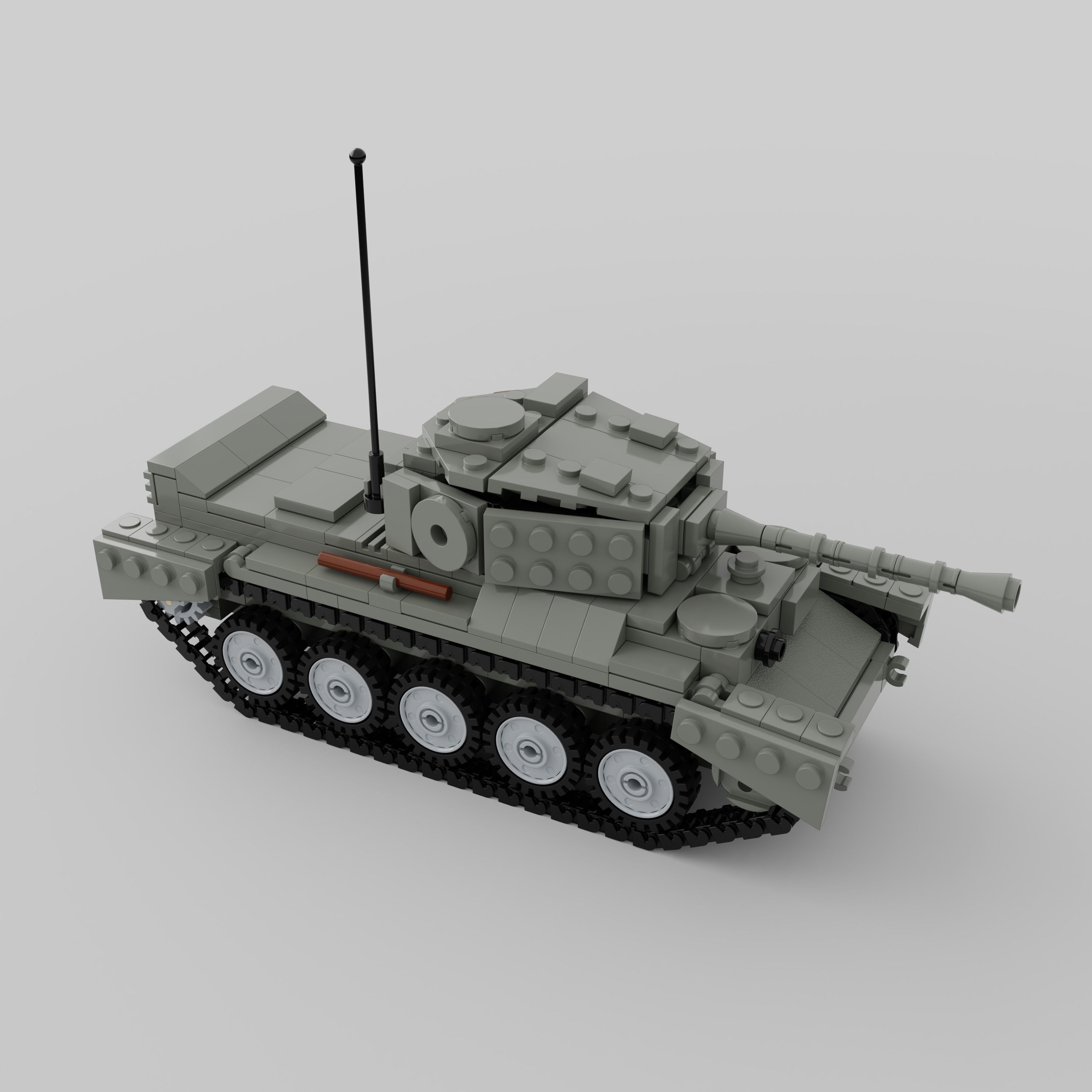 LEGO Cromwell Tank 3D model | CGTrader