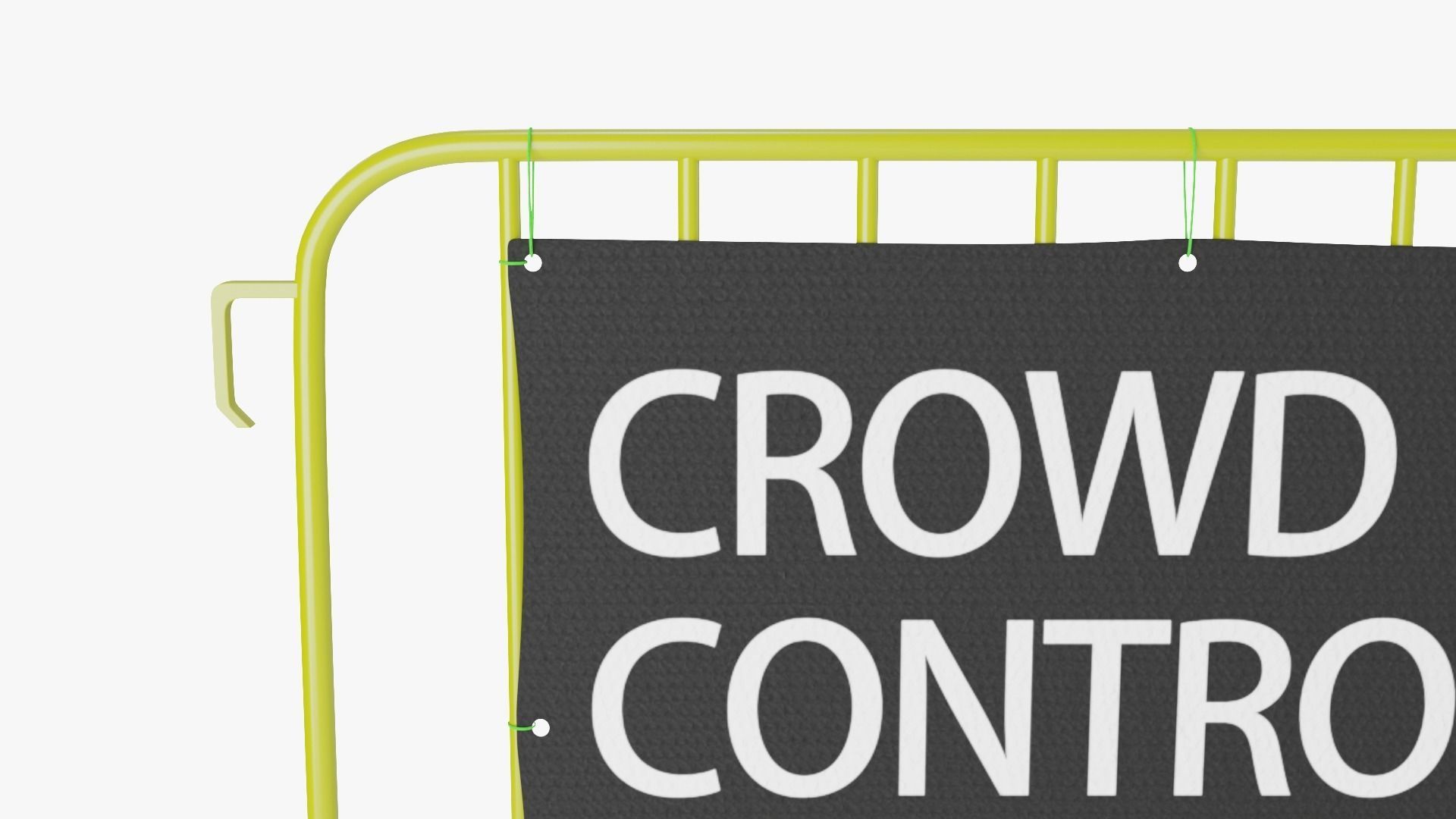 Crowd Control Stand 3D model | CGTrader