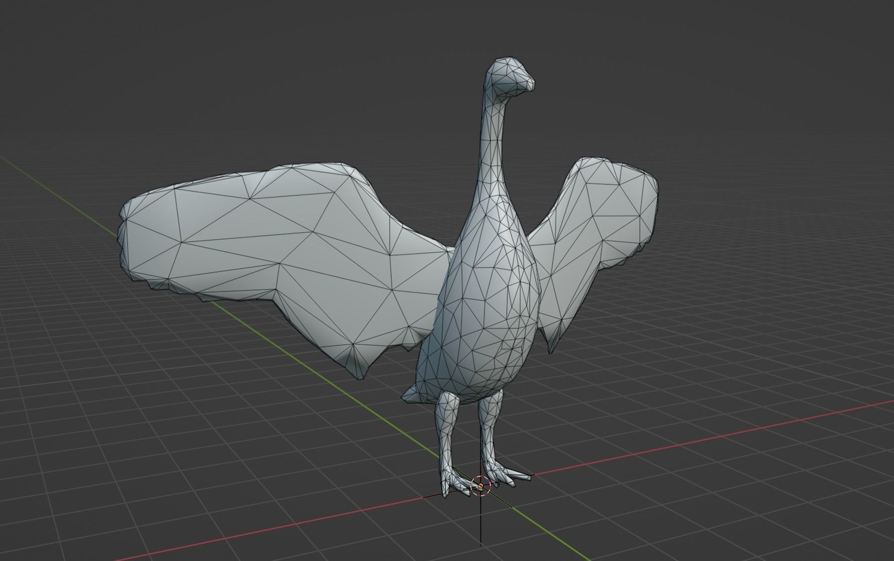Low Poly Goose Rigged With Realistic Texture 3D model rigged | CGTrader