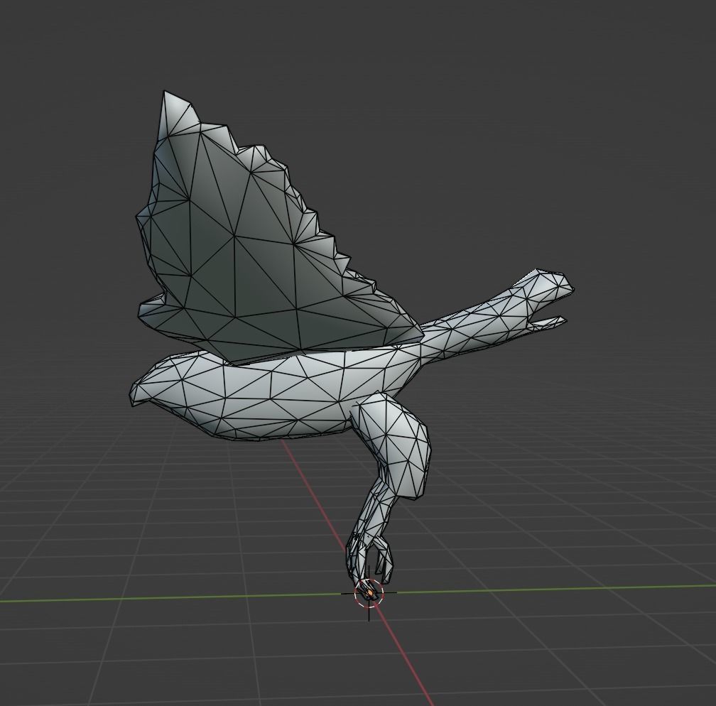 3D model Low Poly Falcon Rigged With Realistic Texture VR / AR / low ...