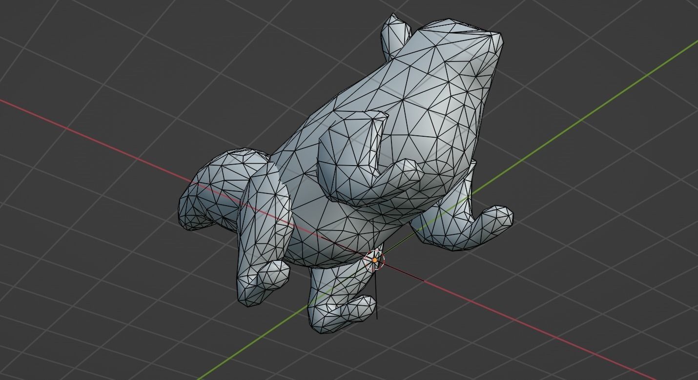 3D model Low Poly Squirrel Rigged With Realistic Texture VR / AR / low ...