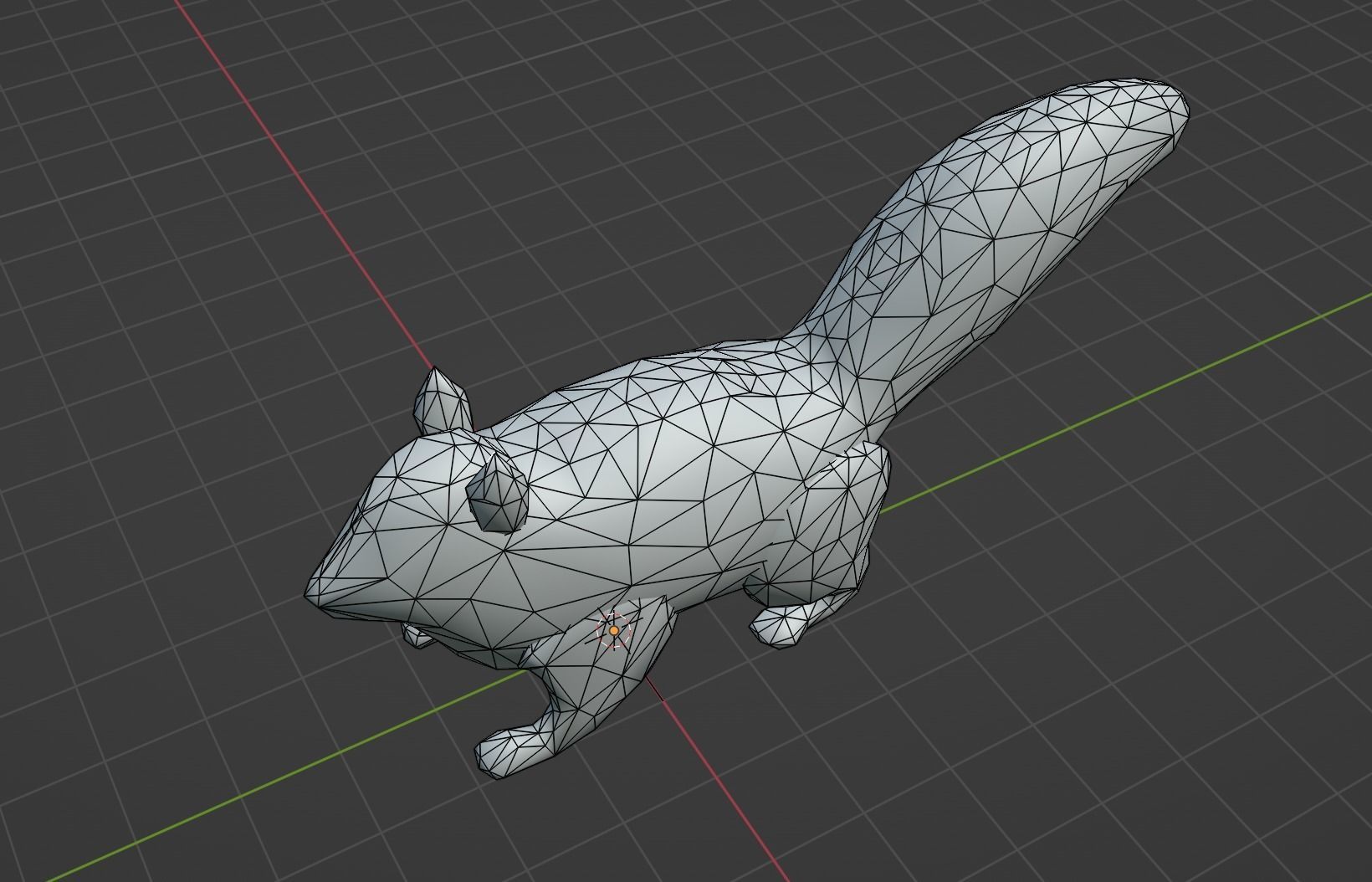 3D model Low Poly Squirrel Rigged With Realistic Texture VR / AR / low ...