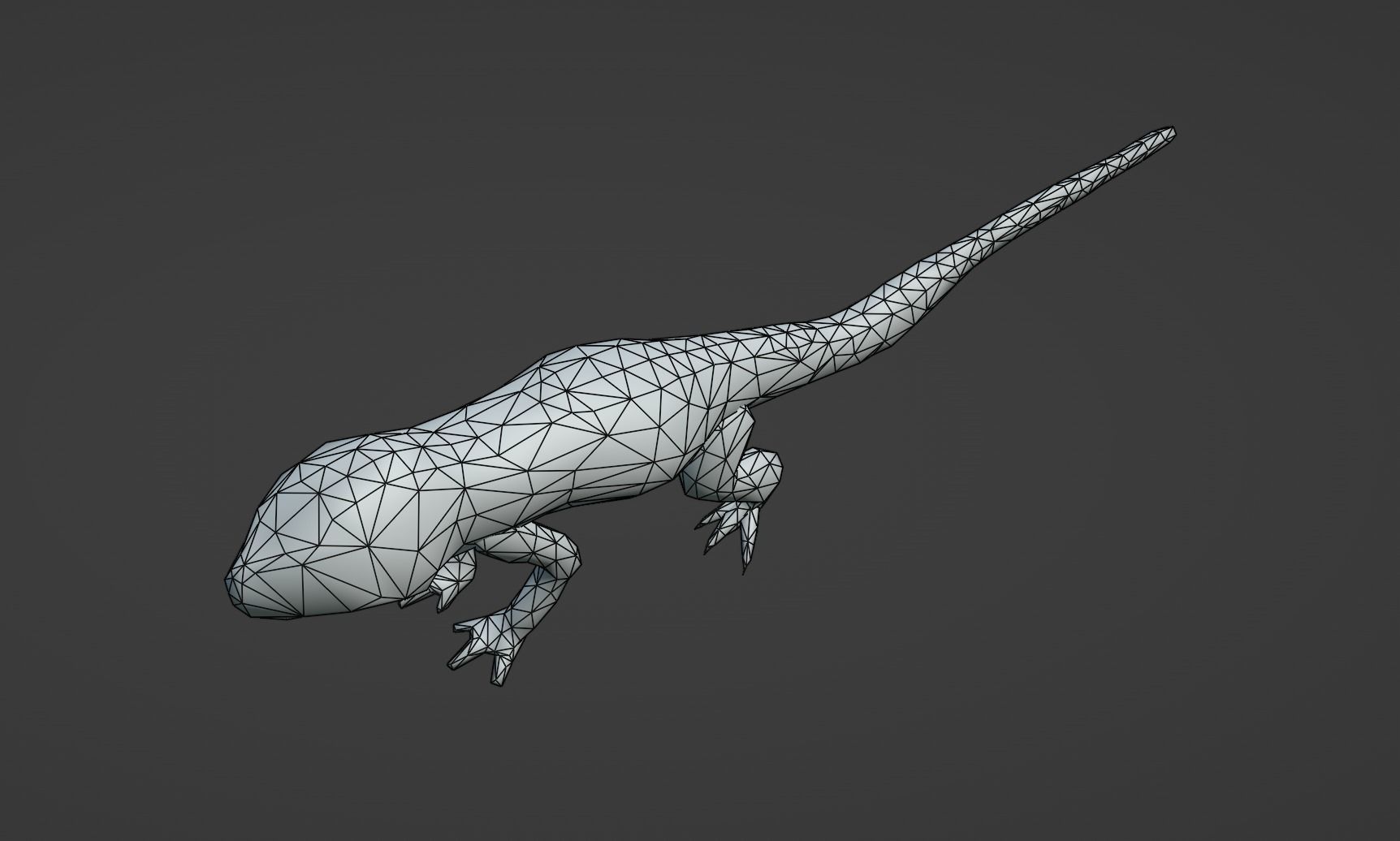 3D model Low Poly Lizard Rigged With Realistic Texture VR / AR / low ...