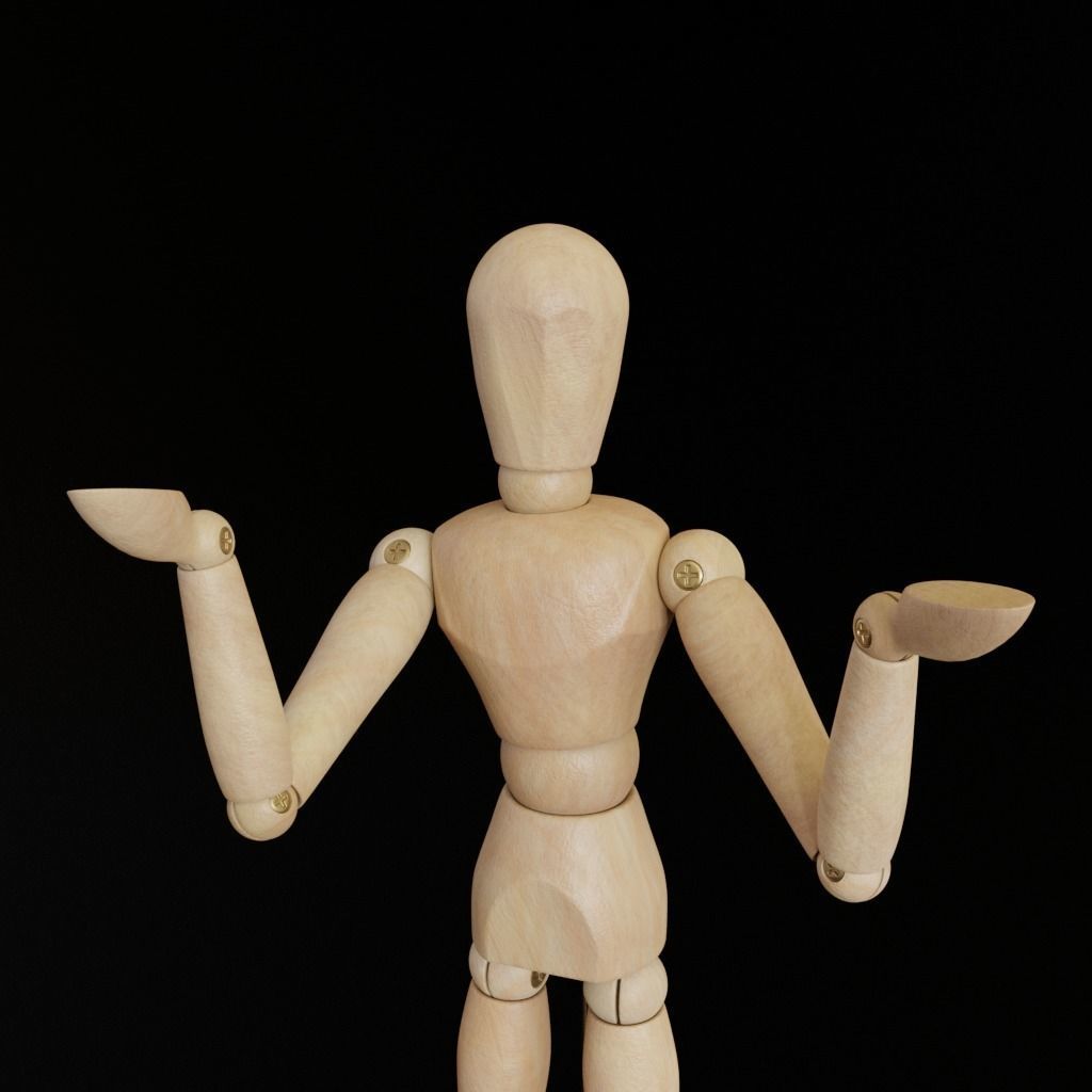 Art Dummy 3D model rigged | CGTrader