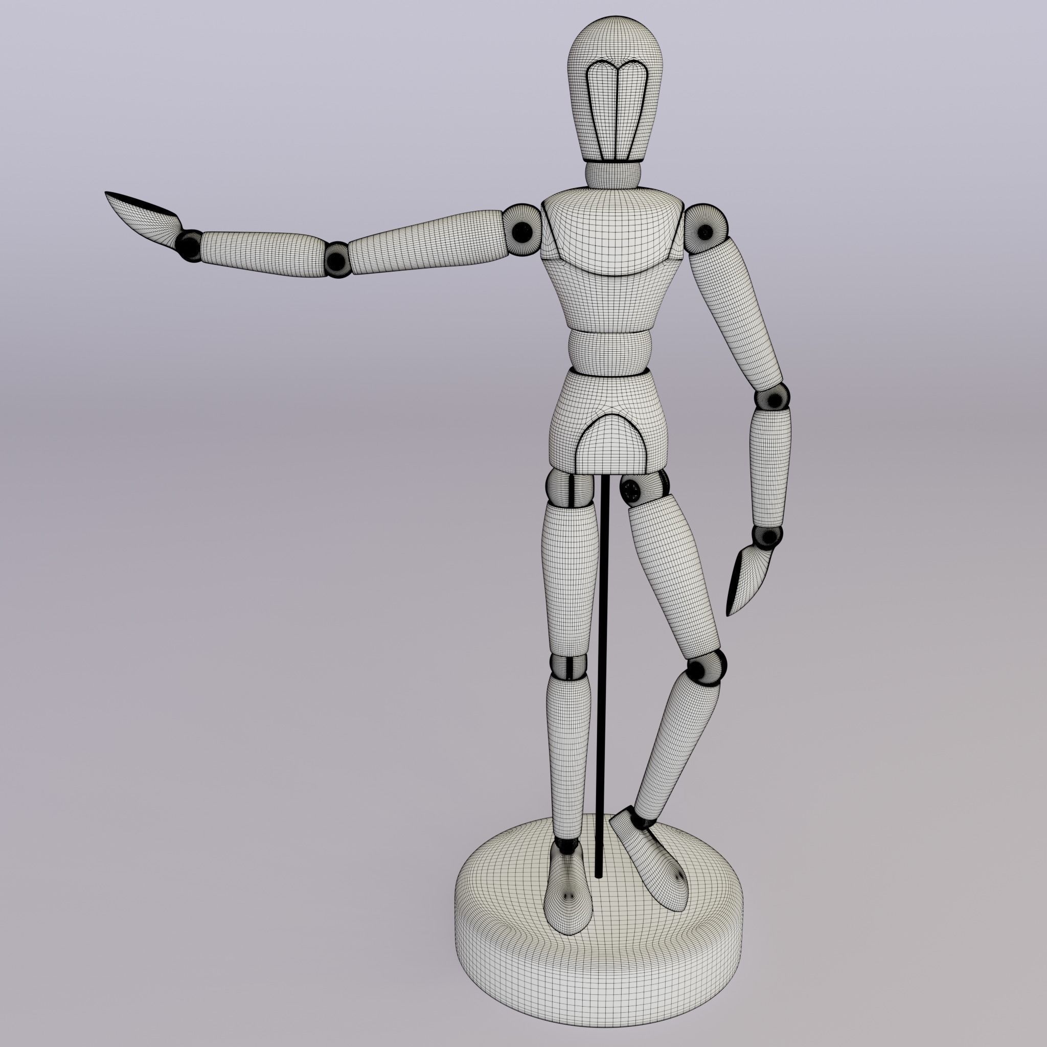 Art Dummy 3D model rigged | CGTrader