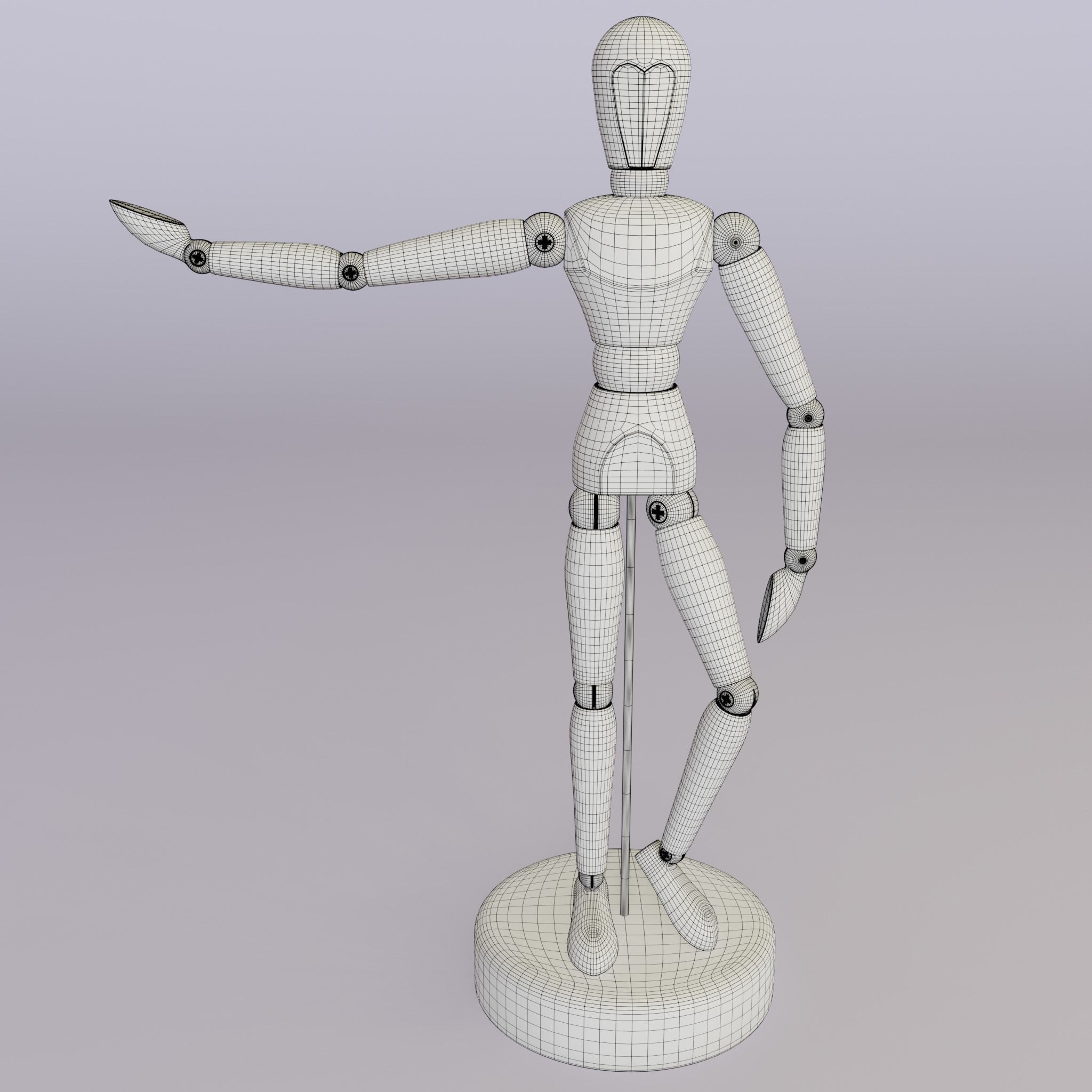 Art Dummy 3D model rigged | CGTrader