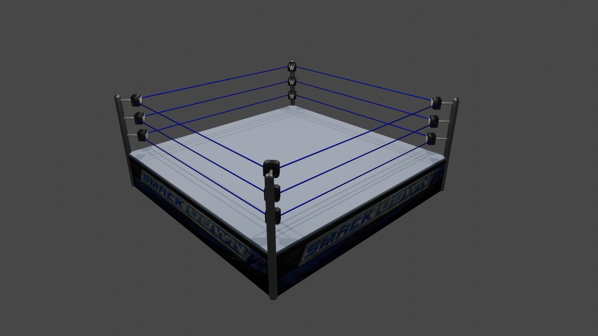 WWE Smackdown Ring 3D model | CGTrader