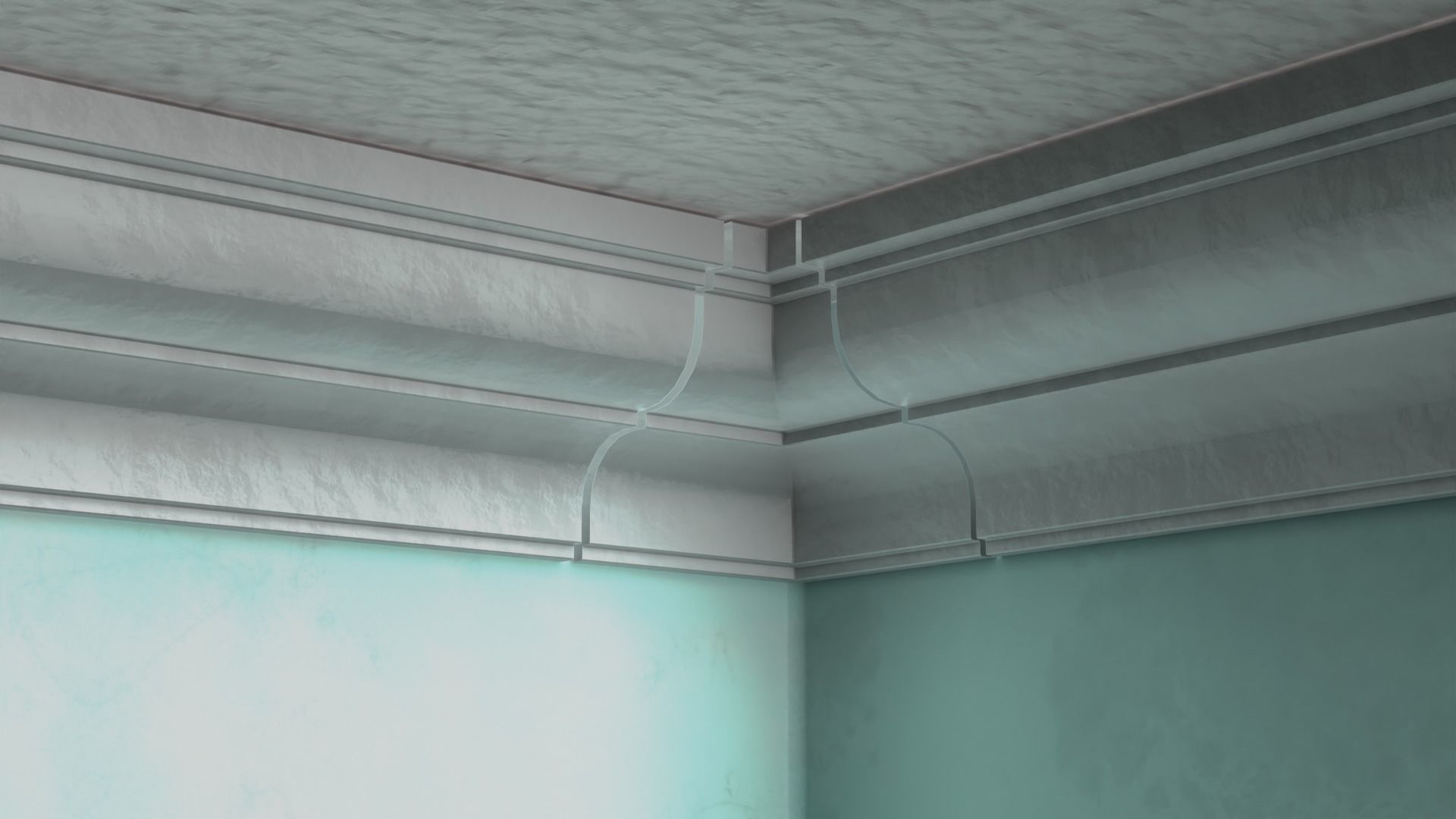 3D model 24 plaster frame VR / AR / low-poly | CGTrader