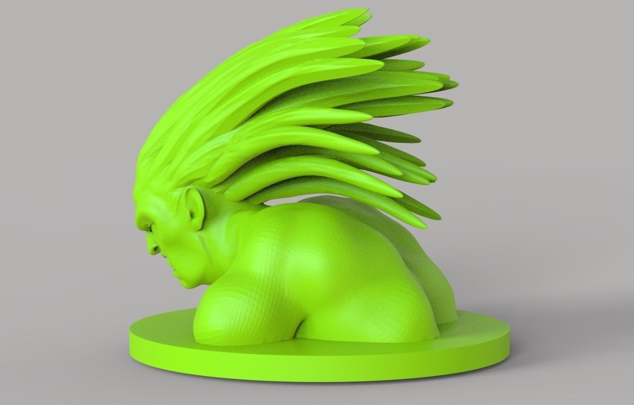 SF2 Blanka 3D model 3D printable | CGTrader