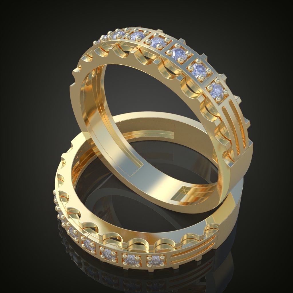 Ring 3D model 0124 printable model15 3D model 3D printable | CGTrader