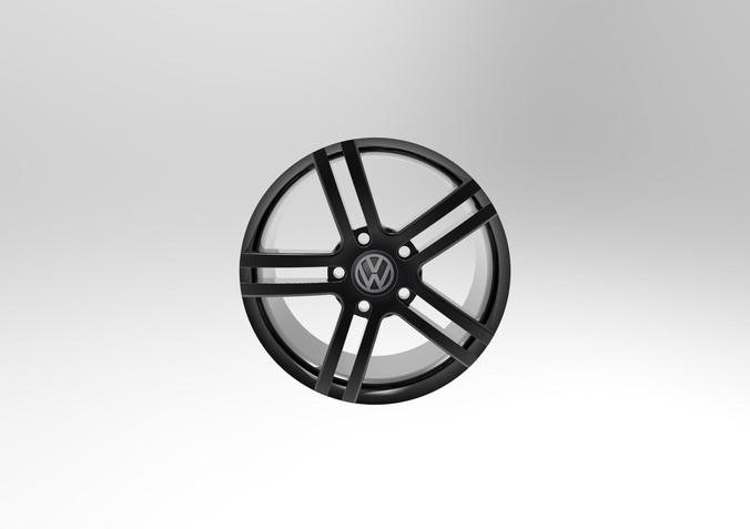 3D model Golf 6 Rims VR / AR / low-poly | CGTrader