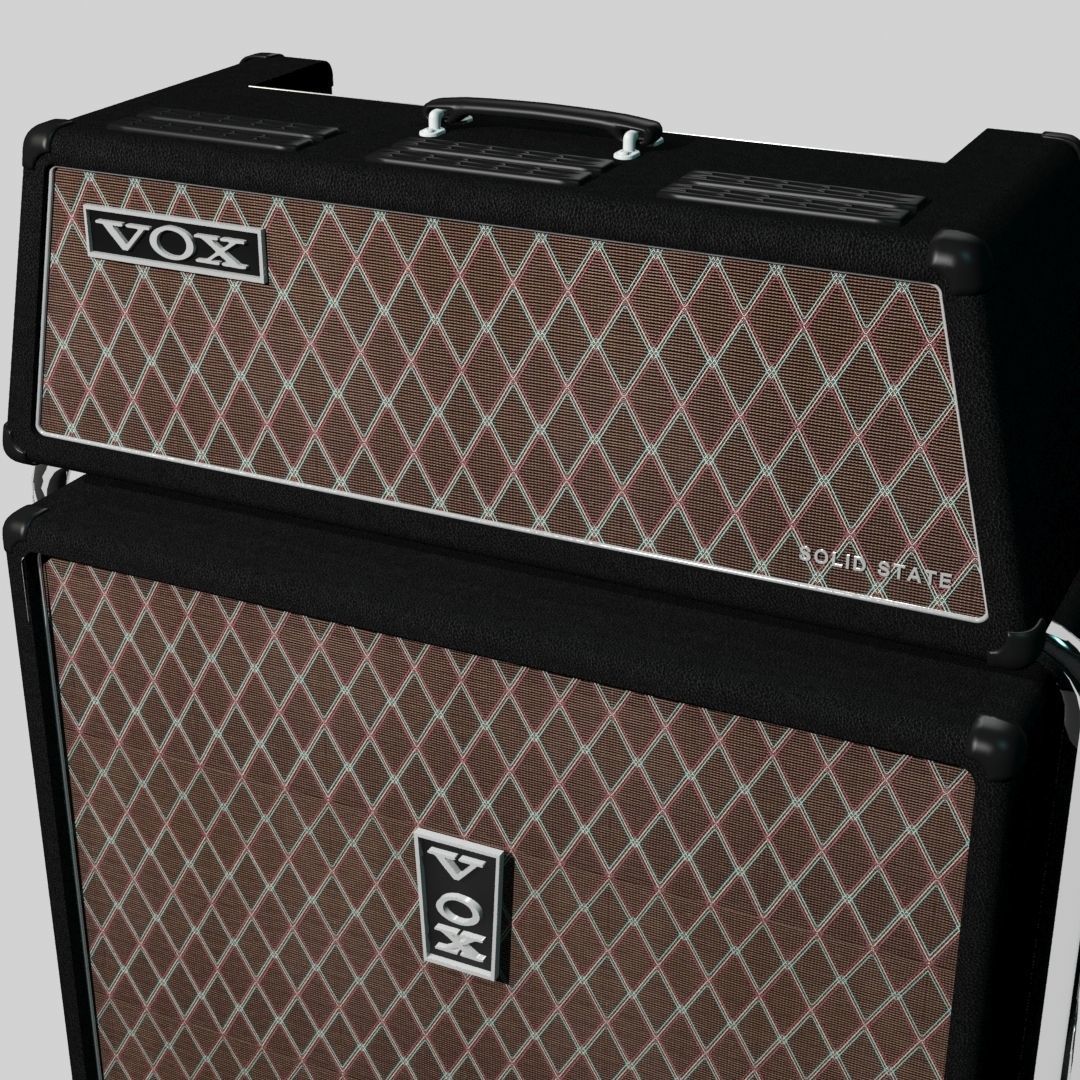 Vox Super Beatle guitar amplifier free 3D model | CGTrader