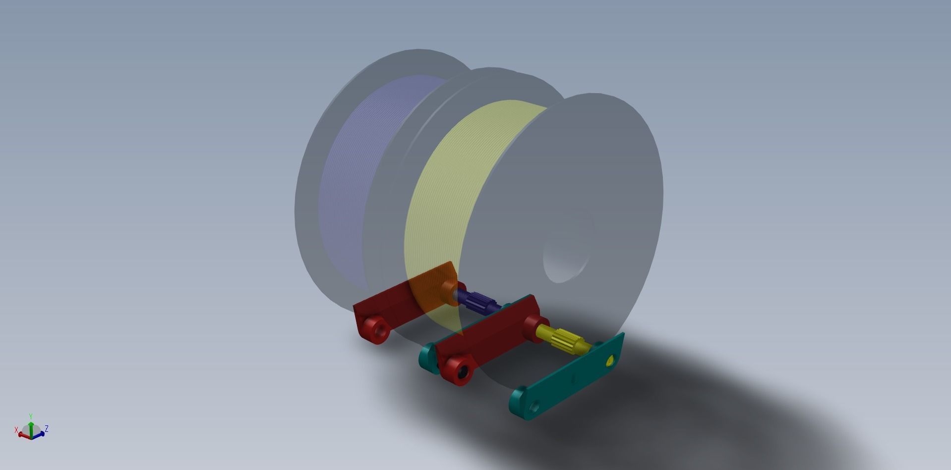 Adjustable-Connectable Spool Stand 3D model 3D printable | CGTrader