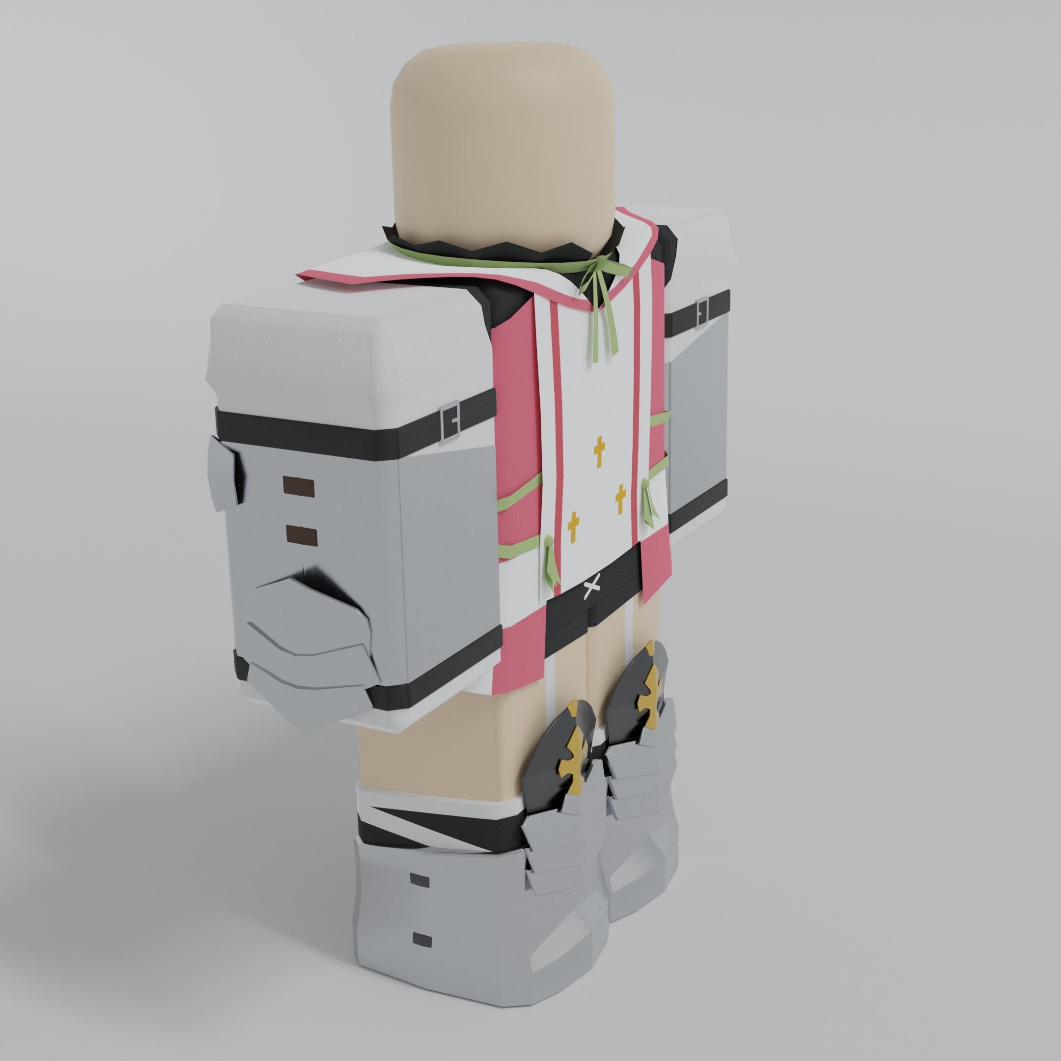 3D model Roblox Alisha Diphda Armor Set VR / AR / low-poly | CGTrader
