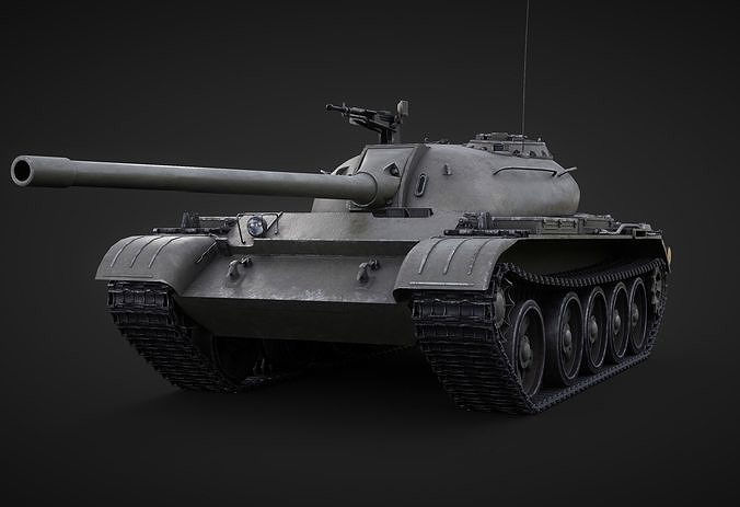 3D model T-54 Game Ready VR / AR / low-poly | CGTrader