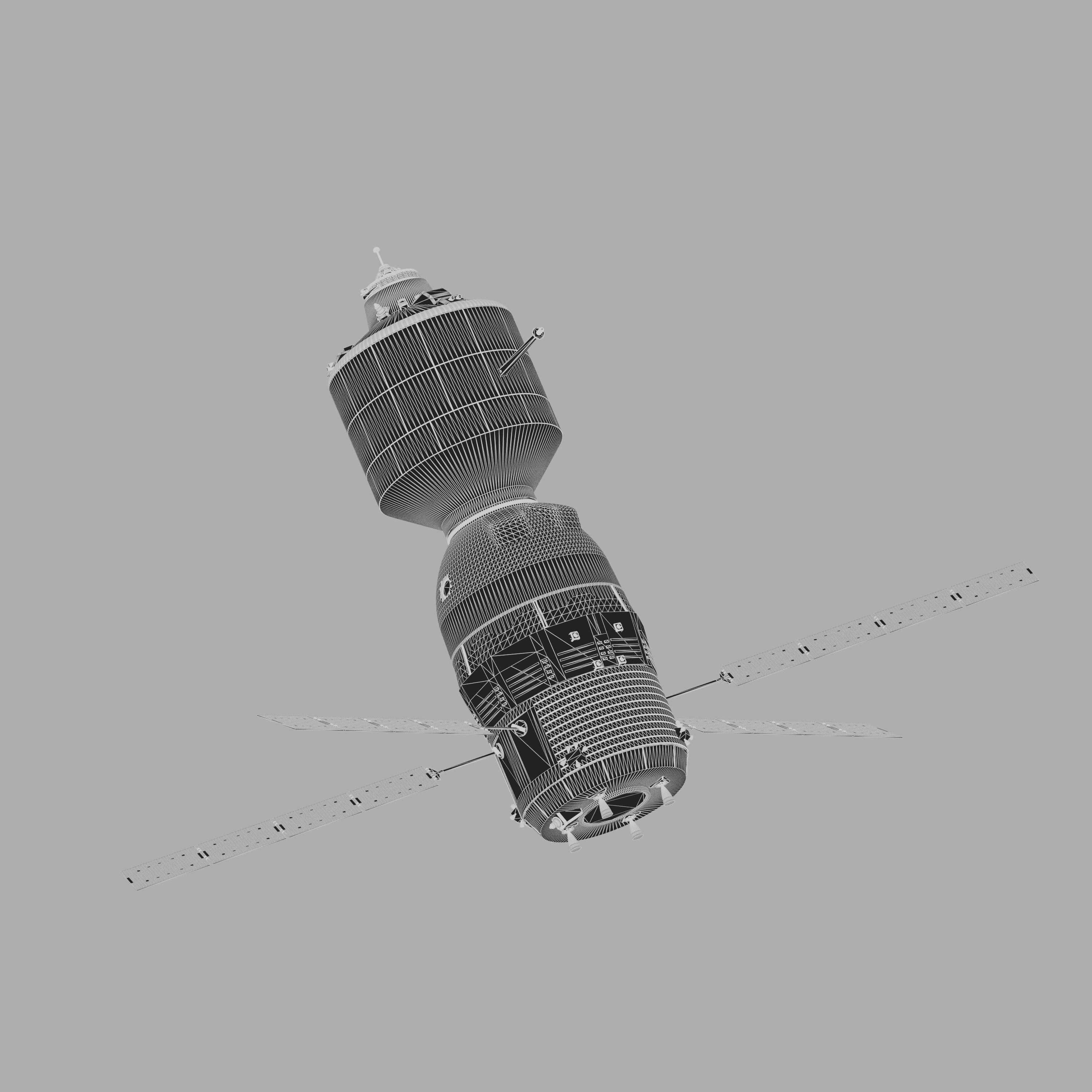 ESA CSTS Spacecraft 3D model | CGTrader