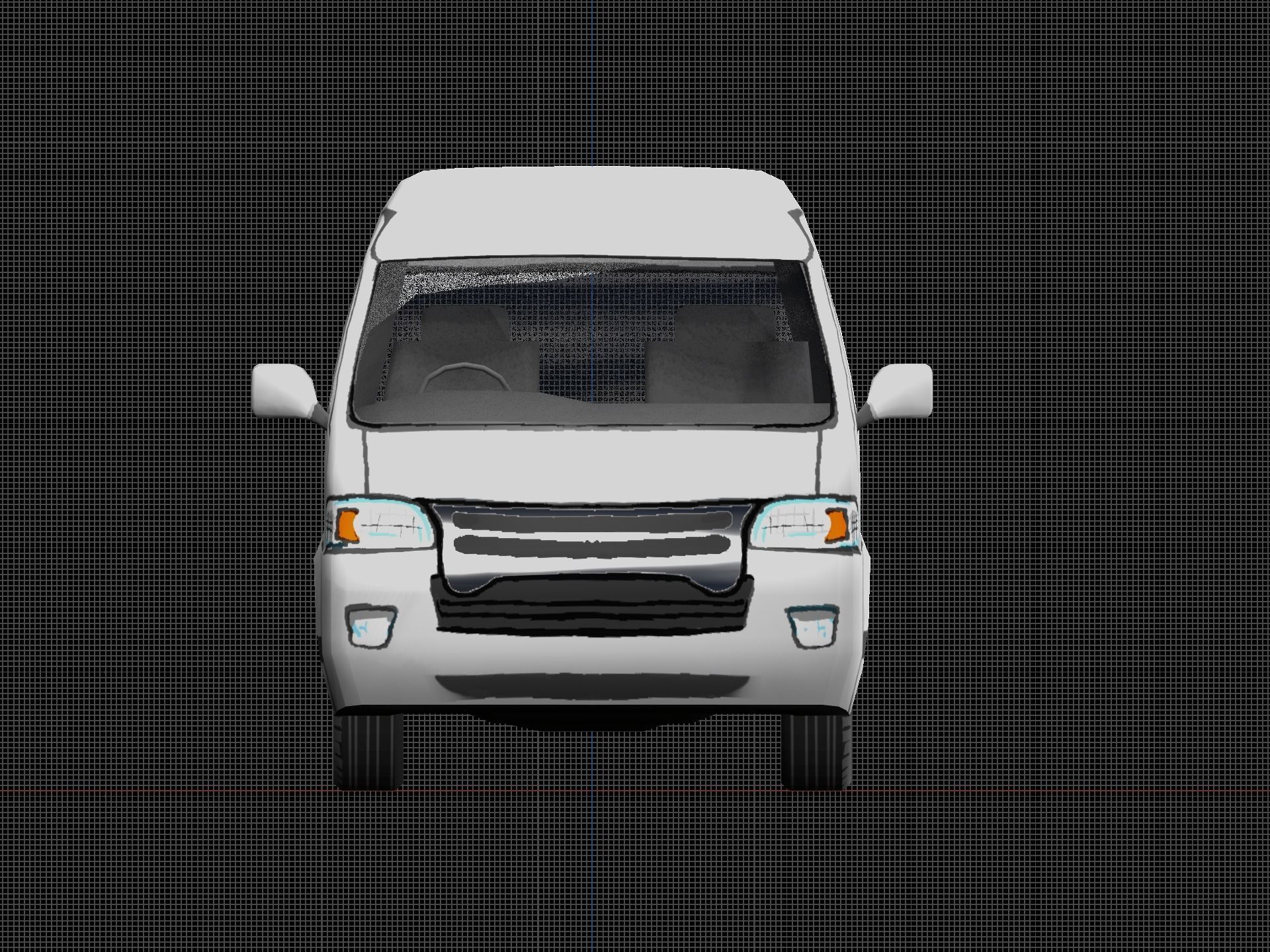 3D model Low Poly Stylized Van VR / AR / low-poly | CGTrader