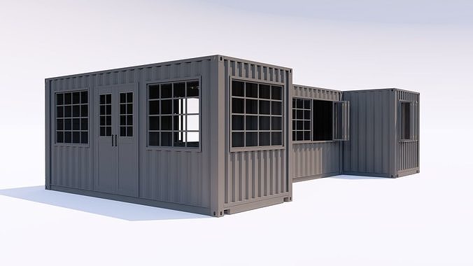 Cargo Container 1 3D model | CGTrader