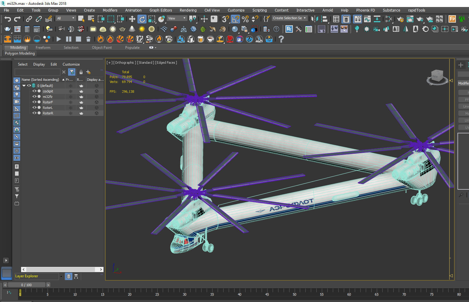 Mil Mi-32 Heavy helicopter 3D model | CGTrader