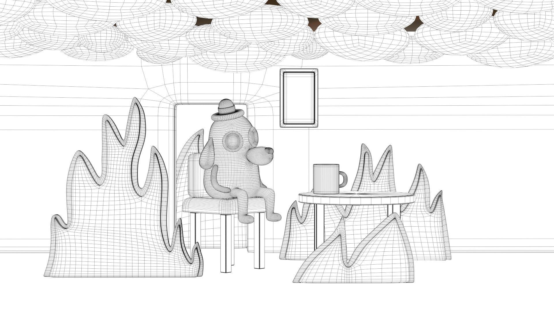 This is fine meme 3D model | CGTrader