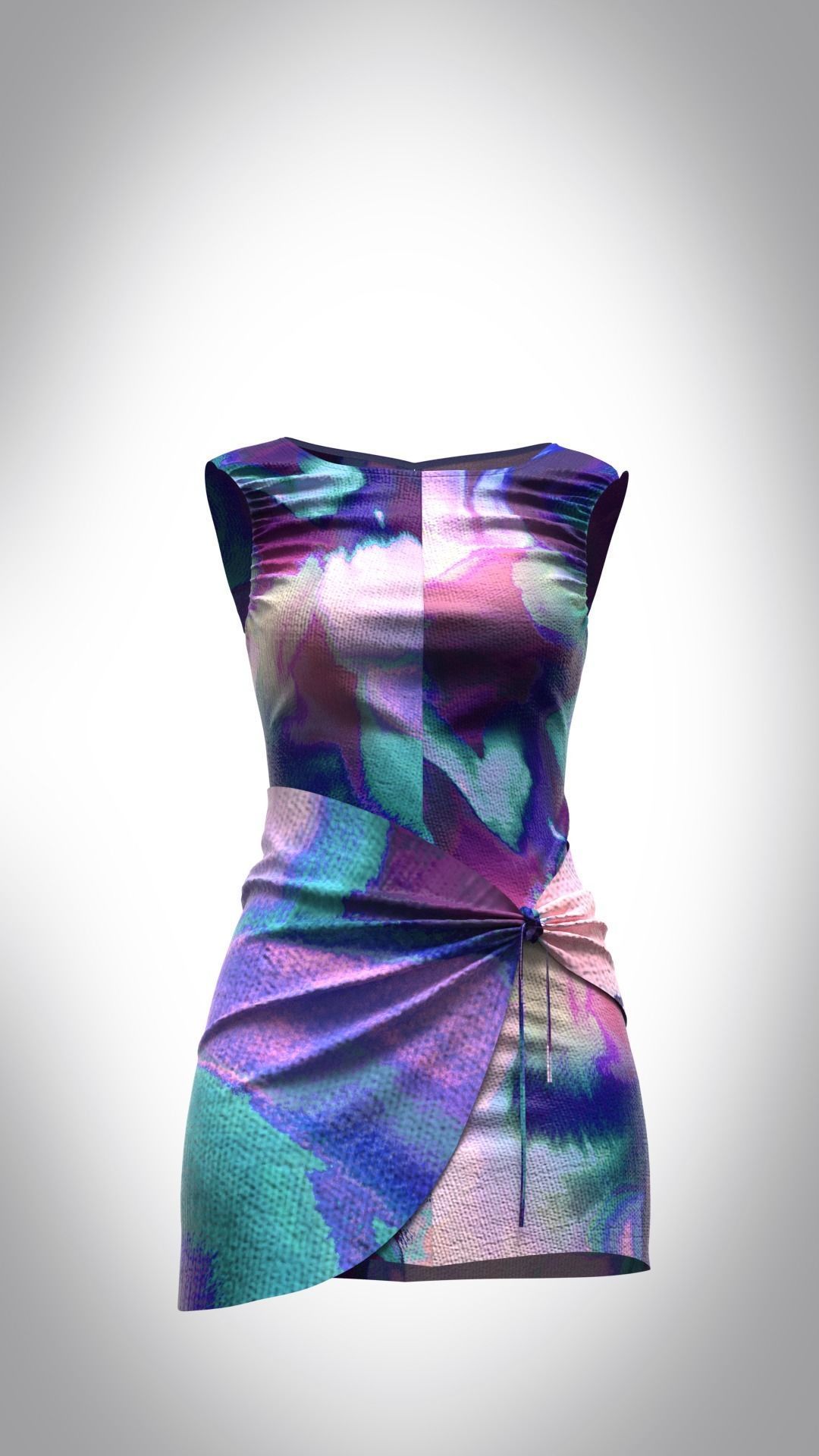 3D model Womens fancy dress VR / AR / low-poly | CGTrader