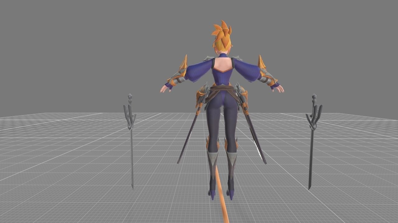 Fanny Mobile legends Heroes 3D model | CGTrader