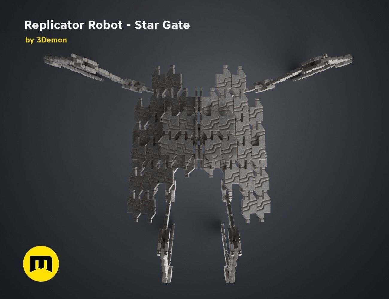 Replicator Robot - Star Gate 3D model 3D printable | CGTrader