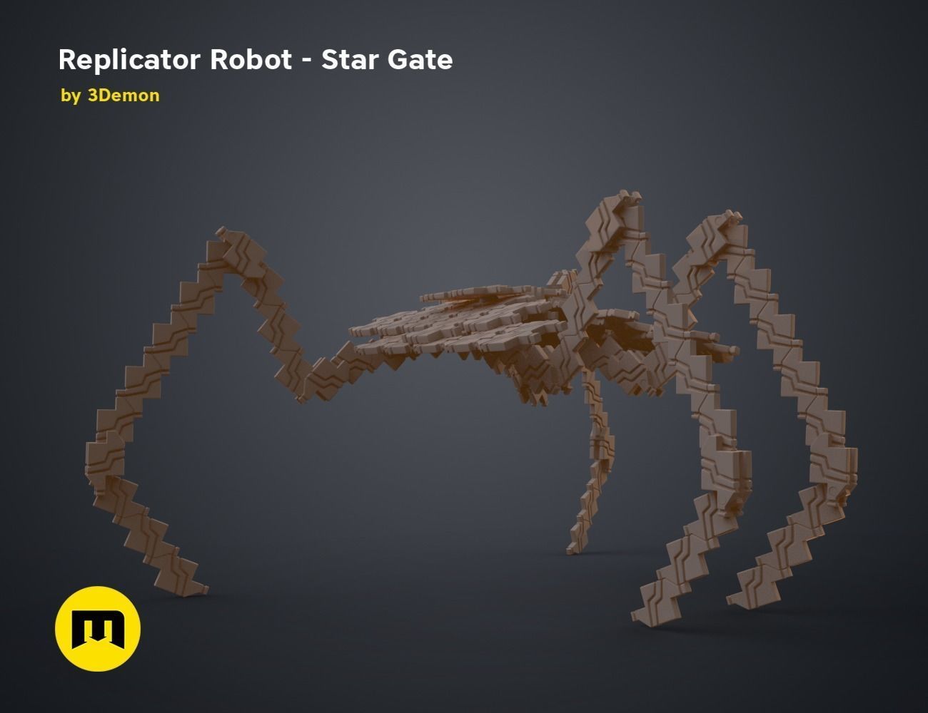 Replicator Robot - Star Gate 3D model 3D printable | CGTrader