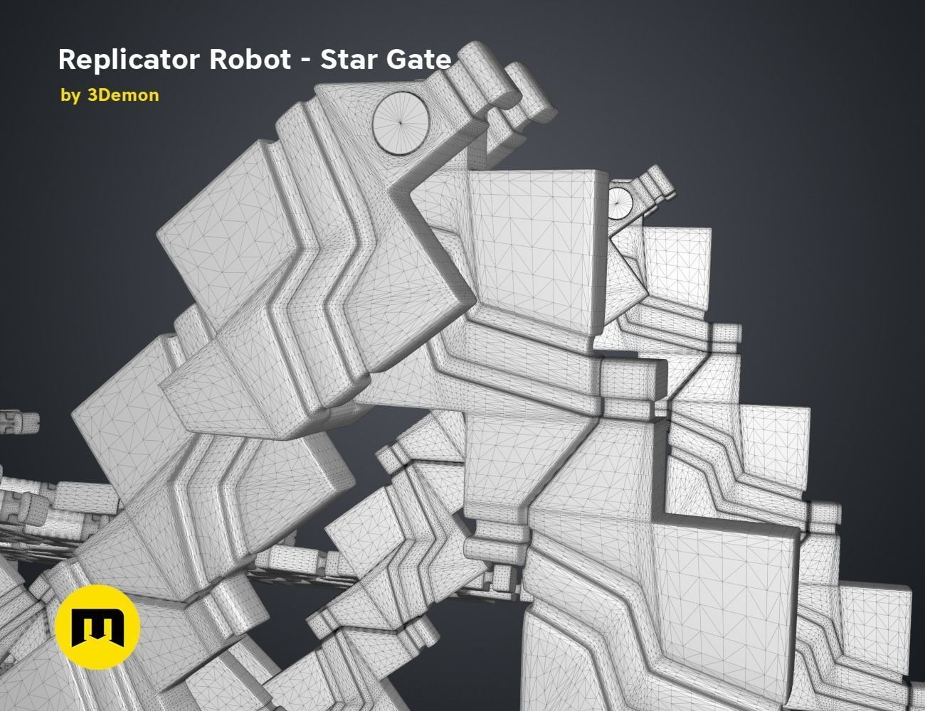 Replicator Robot - Star Gate 3D model 3D printable | CGTrader